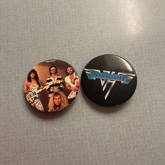 Accessories | Vtg Van Halen Pin Set Of 2 1979 | Poshmark